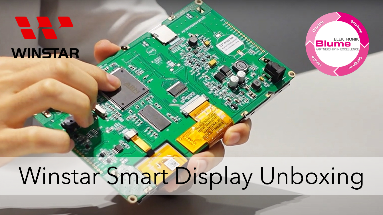 Winstar Smart Display Unboxing und GUI Builder Demo - Blume Elektronik